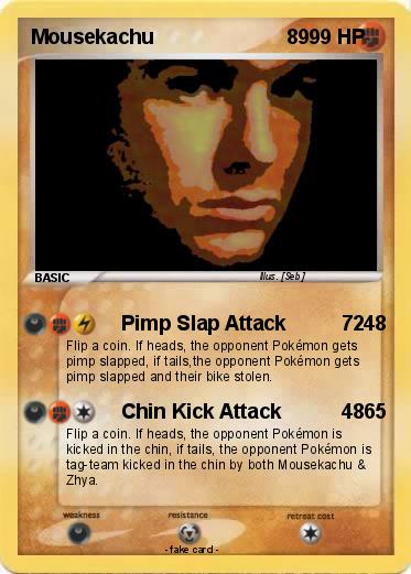 Pokémon Mousekachu - Pimp Slap Attack - My Pokemon Card