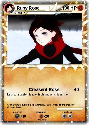 Pokémon Ruby Rose - Creasent Rose - My Pokemon Card