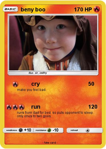 Pokémon beny boo - cry - My Pokemon Card