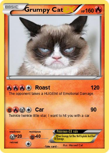 Pokémon Grumpy Cat 1362 1362 - Roast - My Pokemon Card