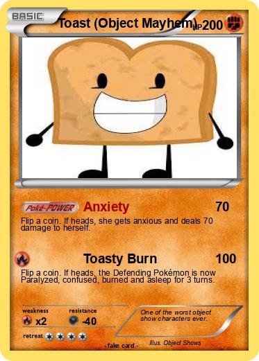 Pokémon Toast Object Mayhem 1 1 - Anxiety - My Pokemon Card