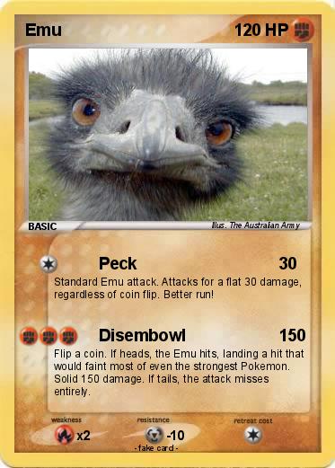 Pokémon Emu 22 22 - Peck - My Pokemon Card