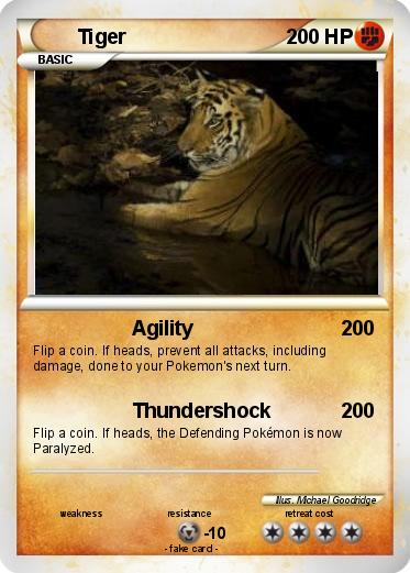 Pokémon Tiger 583 583 - Agility - My Pokemon Card