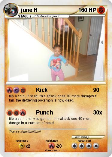 Pokémon june H - Kick - My Pokemon Card