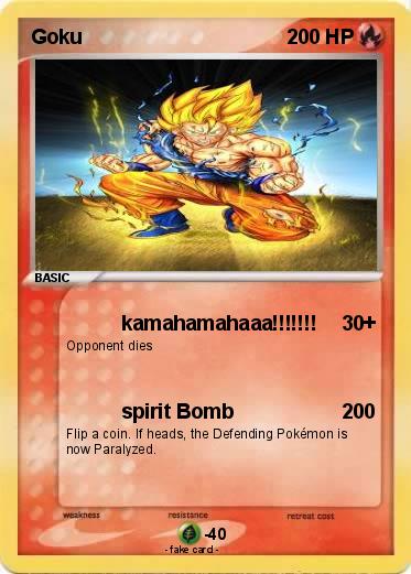 Pokémon Goku 5676 5676 - kamahamahaaa!!!!!!! - My Pokemon Card
