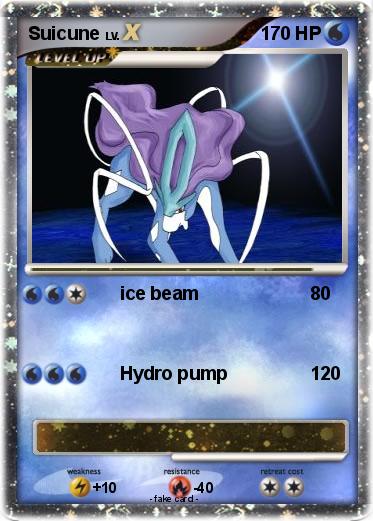 Pokémon Suicune 1225 1225 - ice beam - My Pokemon Card
