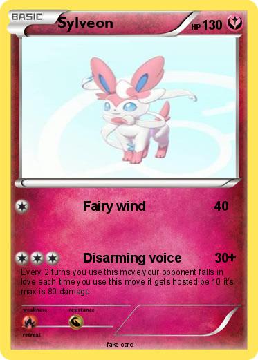 Pokémon Sylveon 698 698 - Fairy wind - My Pokemon Card
