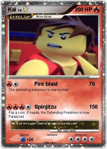 Pokémon Kai 1112 1112 - Fire blast - My Pokemon Card