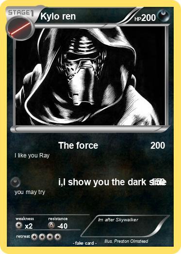 Pokémon Kylo ren 482 482 - The force - My Pokemon Card
