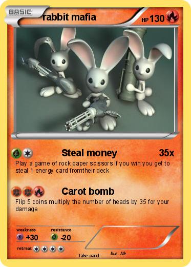 Pokémon rabbit mafia - Steal money - My Pokemon Card