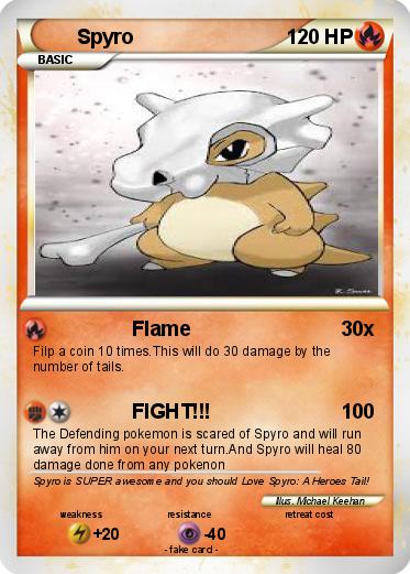 Pokémon Spyro 909 909 - Flame - My Pokemon Card