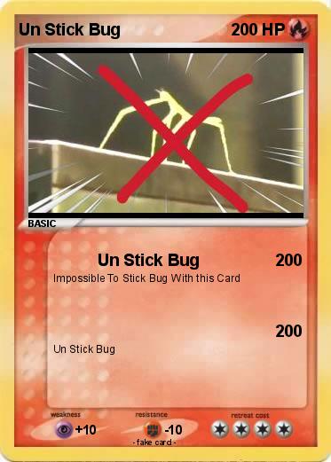 Pokémon Un Stick Bug - Un Stick Bug - My Pokemon Card