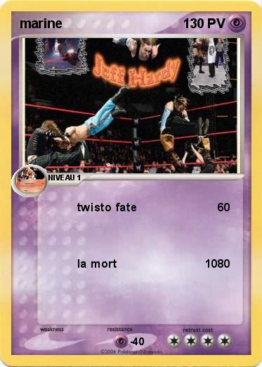 Pokémon marine 6 6 - twisto fate - Ma carte Pokémon