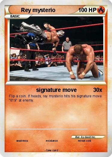Pokémon Rey mysterio 986 986 - signature move - My Pokemon Card