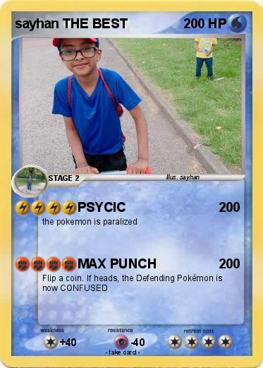Pokémon sayhan THE BEST - PSYCIC - My Pokemon Card