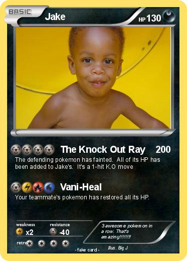 Pokémon Jake 1083 1083 - The Knock Out Ray - My Pokemon Card