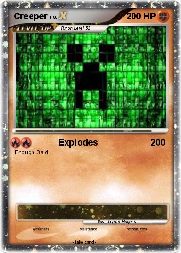 Pokémon Creeper 3509 3509 - Explodes - My Pokemon Card