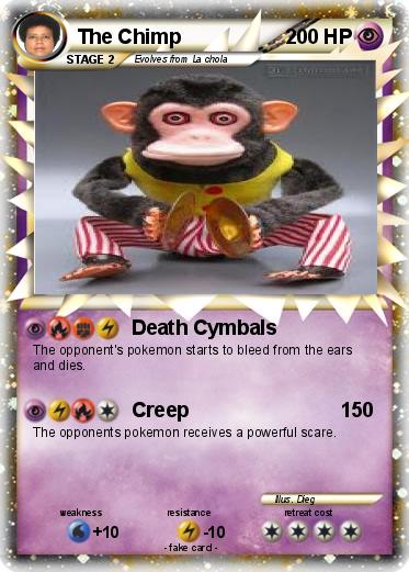 Pokémon The Chimp - Death Cymbals - My Pokemon Card