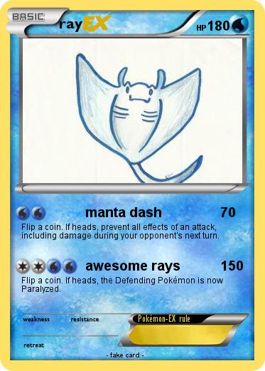 Pokémon ray 862 862 - manta dash - My Pokemon Card