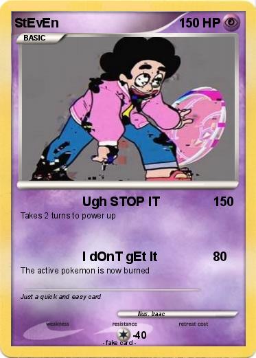 Pokémon StEvEn 751 751 - Ugh STOP IT - My Pokemon Card