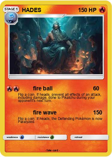 Pokémon HADES 1026 1026 - fire ball - My Pokemon Card