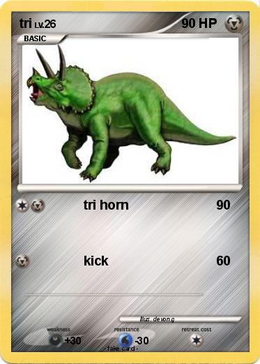 Pokémon tri 93 93 - tri horn - My Pokemon Card