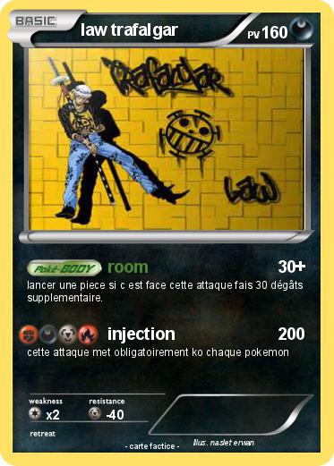 Pokémon law trafalgar 1 1 - room - Ma carte Pokémon