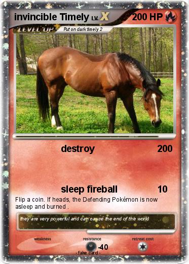Pokémon invincible Timely - destroy - My Pokemon Card