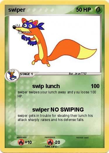 Pokémon swiper 15 15 - swip lunch - My Pokemon Card