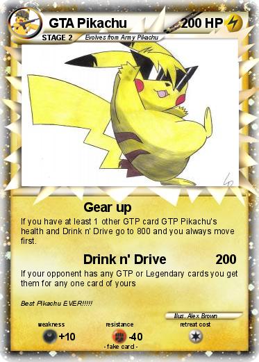 Pokémon GTP Pikachu 1 1 - Gear up - My Pokemon Card