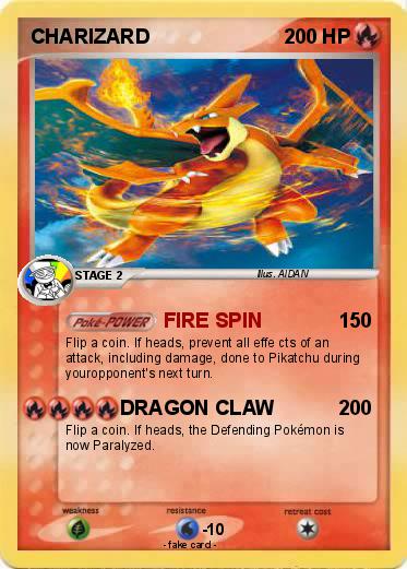 Pokémon CHARIZARD 5197 5197 - FIRE SPIN - My Pokemon Card