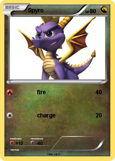 Pokémon Spyro 1036 1036 - fire - My Pokemon Card