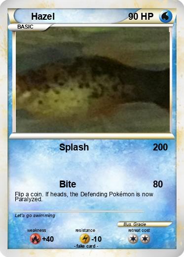 Pokémon Hazel 83 83 - Splash - My Pokemon Card
