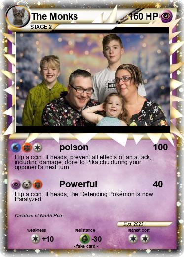 Pokémon The Monks 1 1 - poison - My Pokemon Card