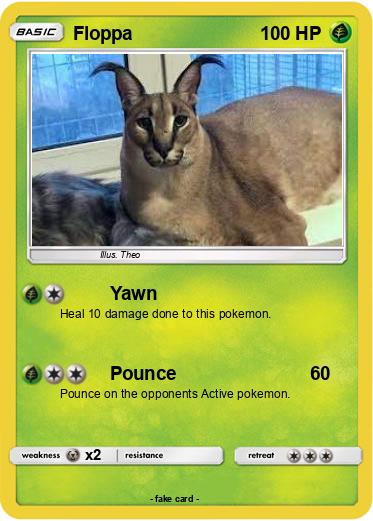 Pokémon Floppa 161 161 - Yawn - My Pokemon Card