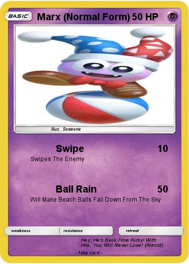 Pokémon Marx Normal Form - Swipe - My Pokemon Card