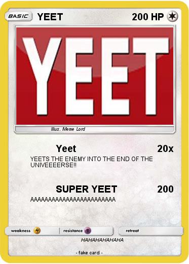 Pokémon YEET 49 49 - Yeet - My Pokemon Card