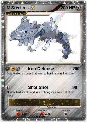 Pokémon M Steelix 14 14 - Iron Defense - My Pokemon Card