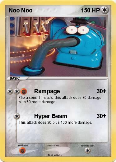 Pokémon Noo Noo 3 3 - Rampage - My Pokemon Card