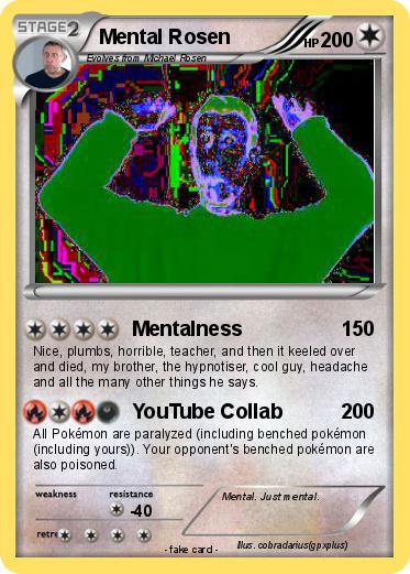 Pokémon Mental Rosen - Mentalness - My Pokemon Card