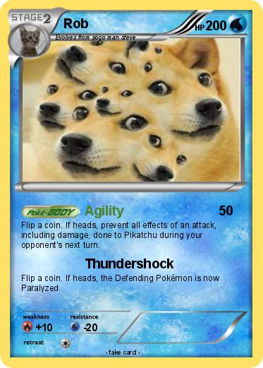 Pokémon Rob 331 331 - Agility - My Pokemon Card