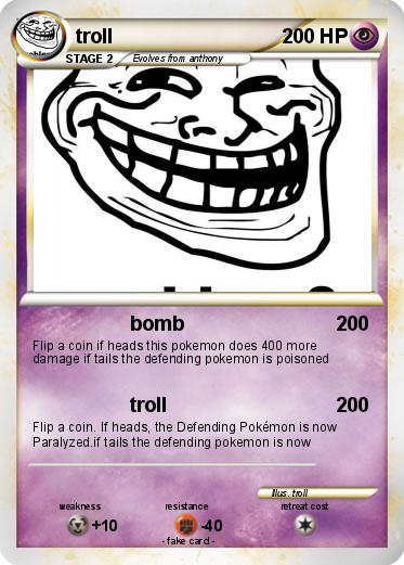 Pokémon troll 2786 2786 - bomb - My Pokemon Card