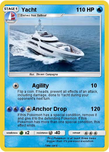 Pokémon Yacht 3 3 - Agility - My Pokemon Card