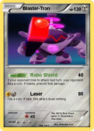 Pokémon Blaster Tron 1 1 - Robo Shield - My Pokemon Card