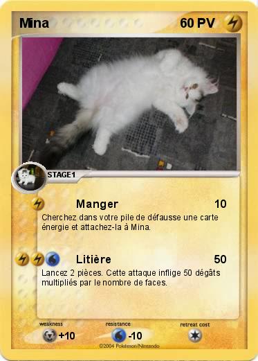 Pokémon Mina 8 8 - Manger - Ma carte Pokémon