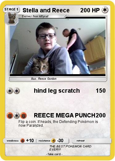 Pokémon Stella and Reece - hind leg scratch - My Pokemon Card