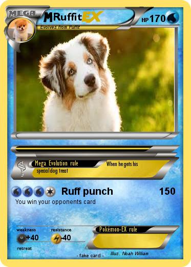 Pokémon Ruffit - Ruff punch - My Pokemon Card
