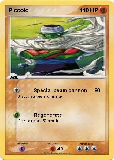 Pokémon Piccolo 19 19 - Special beam cannon - My Pokemon Card