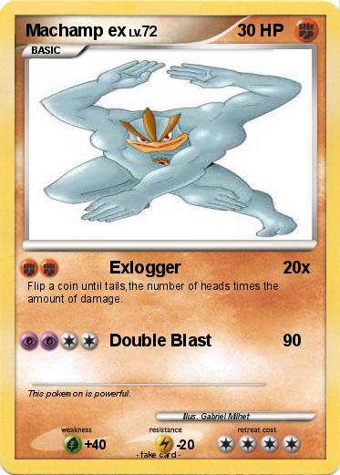 Pokémon Machamp ex 15 15 - Exlogger - My Pokemon Card