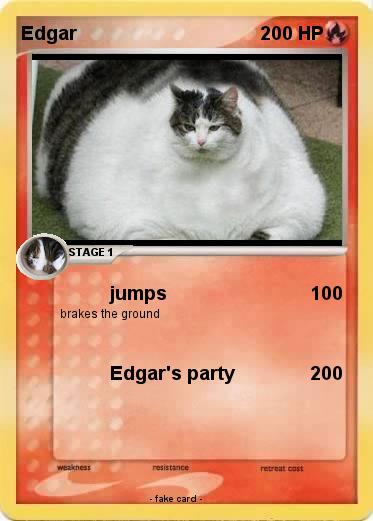 Pokémon Edgar 158 158 - jumps - My Pokemon Card